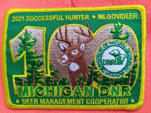 2021 Michigan Successful Deer Hunting Patch Unused | eBay