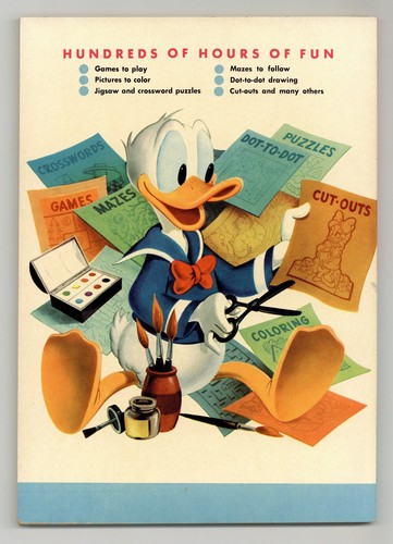 Dell Giant Donald Duck Fun Book #1 VG 4.0 1953 | eBay