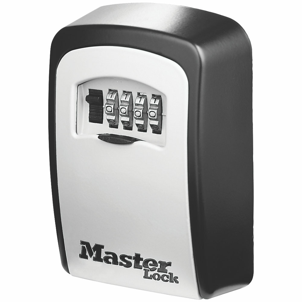Master Lock 5-Key Combination Key Safe Aluminium,4-digit combination ...