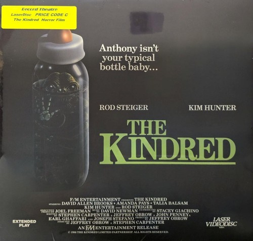 THE KINDRED ROD STEIGER KIM HUNTER HORROR LASERDISC LASER DISC NEW ...
