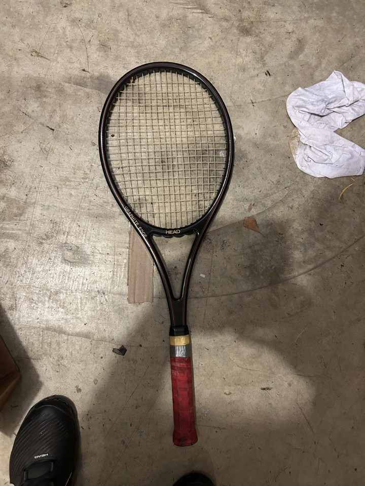 VINTAGE 1970s AMF HEAD GRAPHITE EDGE TENNIS RACKET Made USA | eBay