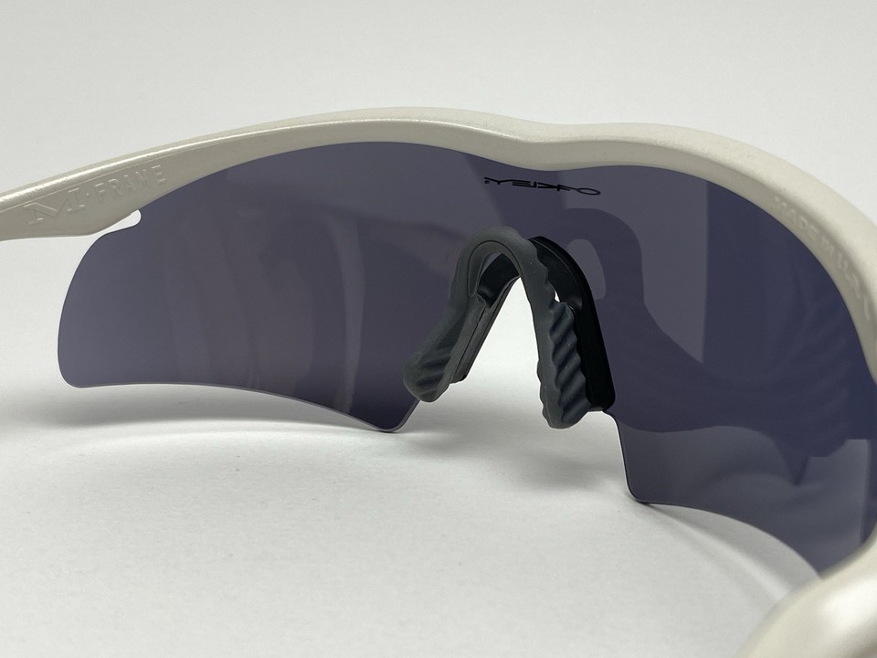 Oakley Pro M Frame Pearl White Frame / New Hybrid Ice Iridium Lens ...