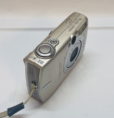 Canon Power Shot SD550 Digital Elph Silver Camera Tested Working No ...