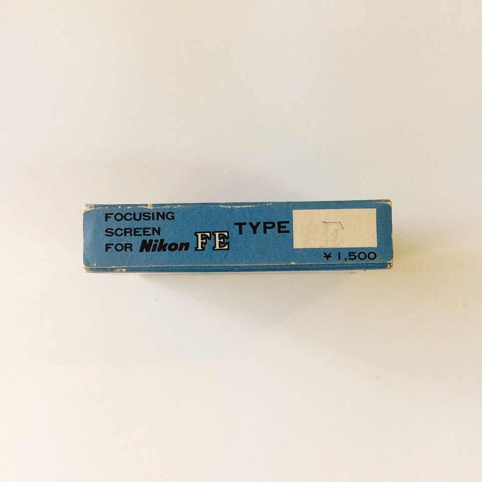 Rare Nikon Focusing Screen For Nikon FE Type E grid matte English ...