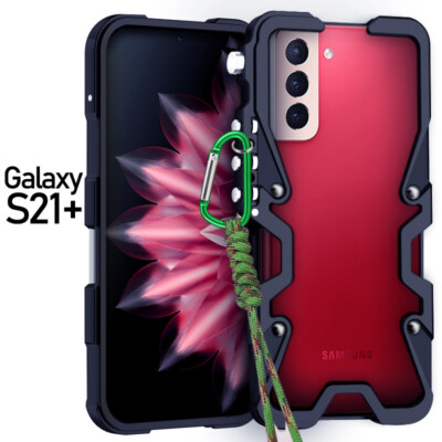 For Samsung Galaxy S21+Plus Case Rock Punk Style Metal Phone border ...