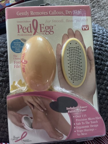 Original Ped Egg Professional Foot File & 2 Emery Finishing Pads NEW | eBay