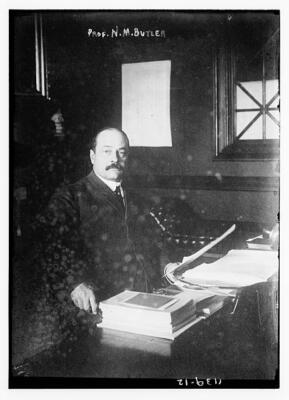 Nicholas Murray Butler,1862-1947,President of Columbia University ...