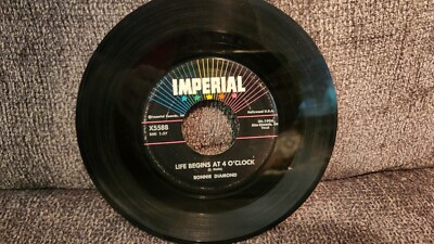 RONNIE DIAMOND LIFE BEGINS AT 4 O'CLOCK ROCKABILLY BOPPER 45 RECORD ...
