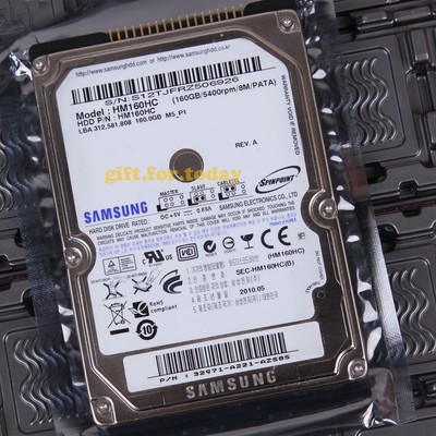 For SAMSUNG 160 GB 5400 RPM IDE 2.5" (HM160HC) Internal Hard Drive HDD ...