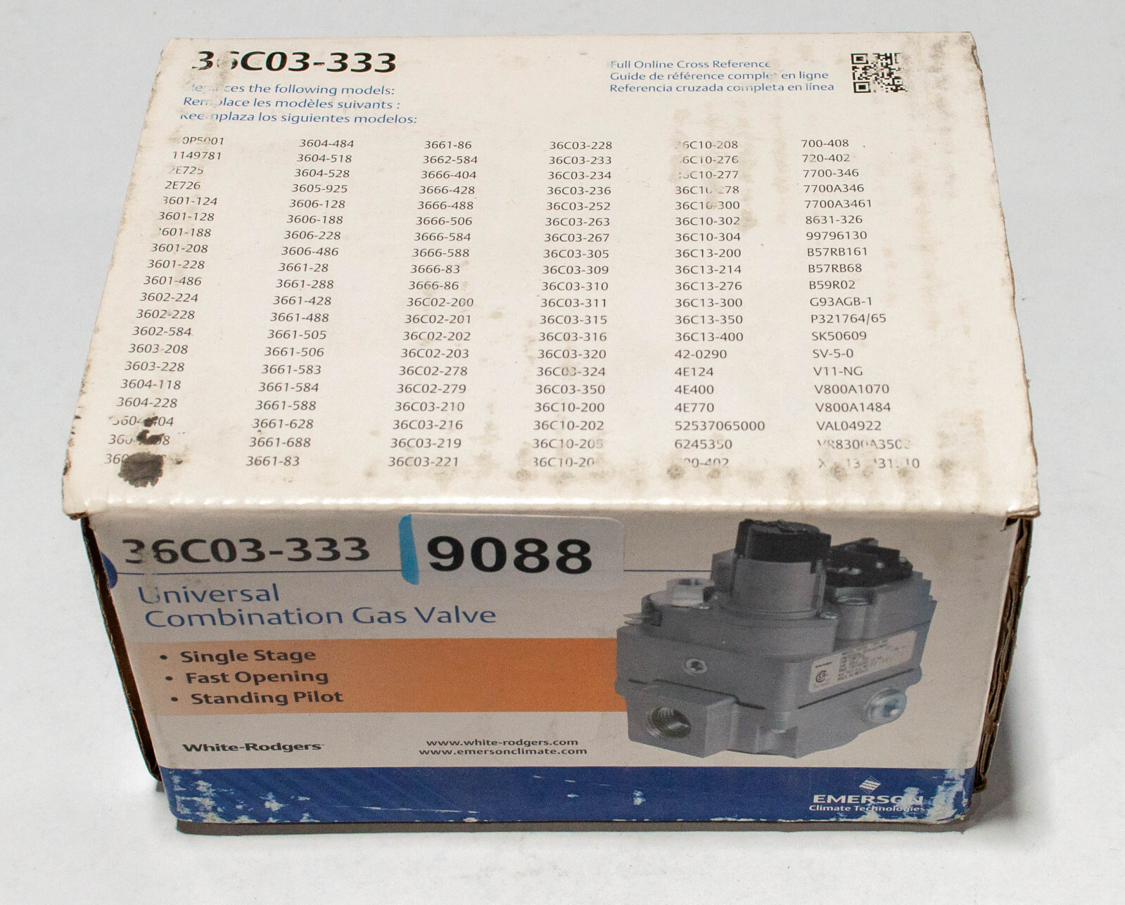 White Rodgers 36C03-333 Universal Combination Gas Valve w/ Bushings ...