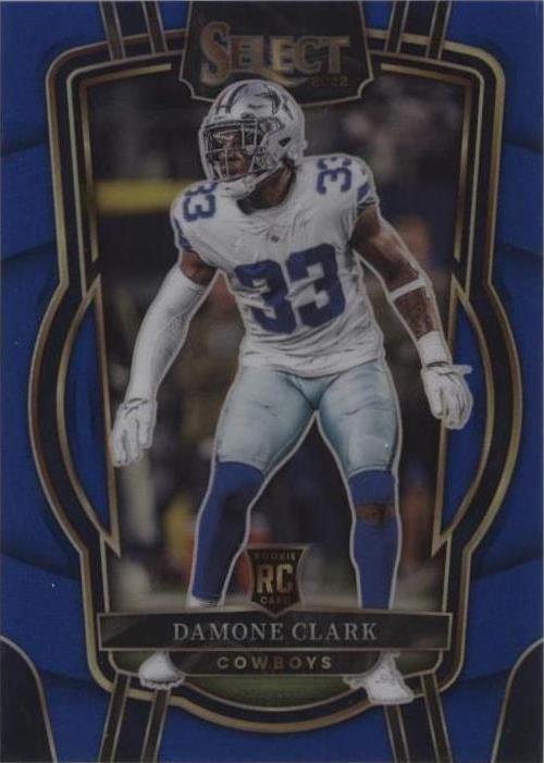 2022 Panini Select - Club Level Damone Clark #274 Blue Prizm /99 (RC ...