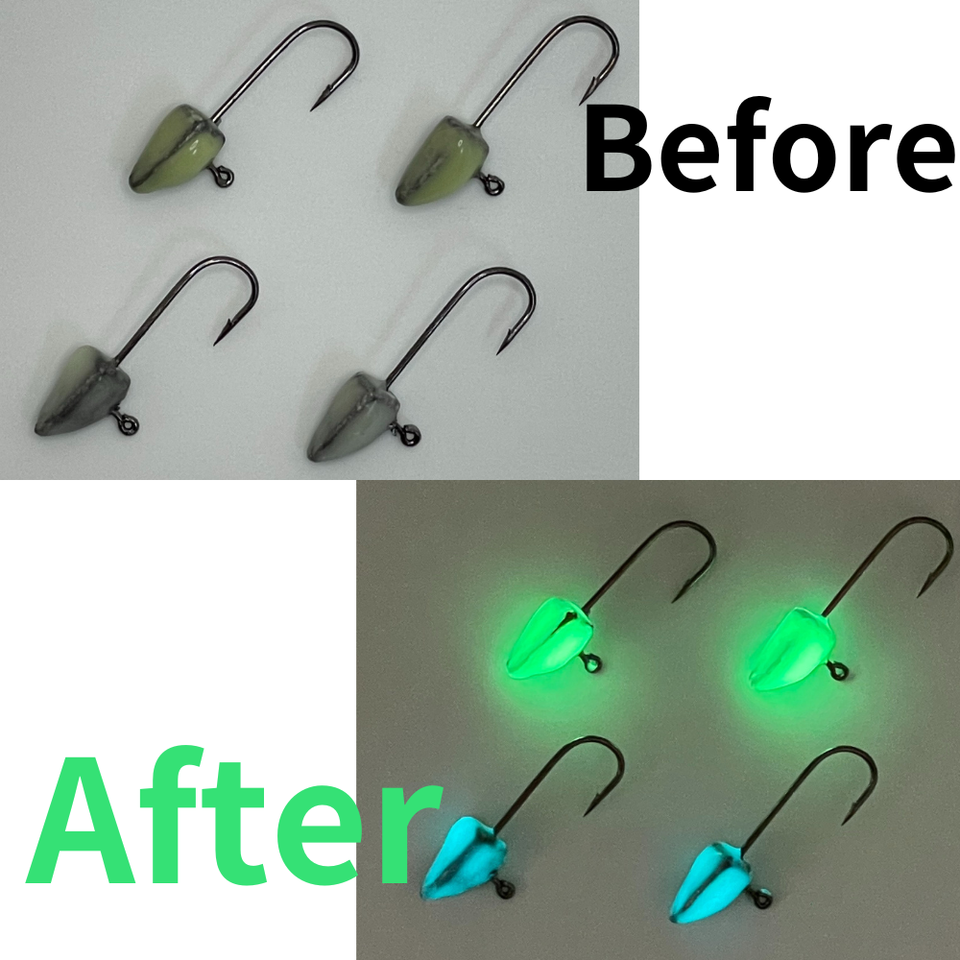 Glow in the Dark UV Resin LUMINEXUS Angler Fishing Lure DIY Light ...