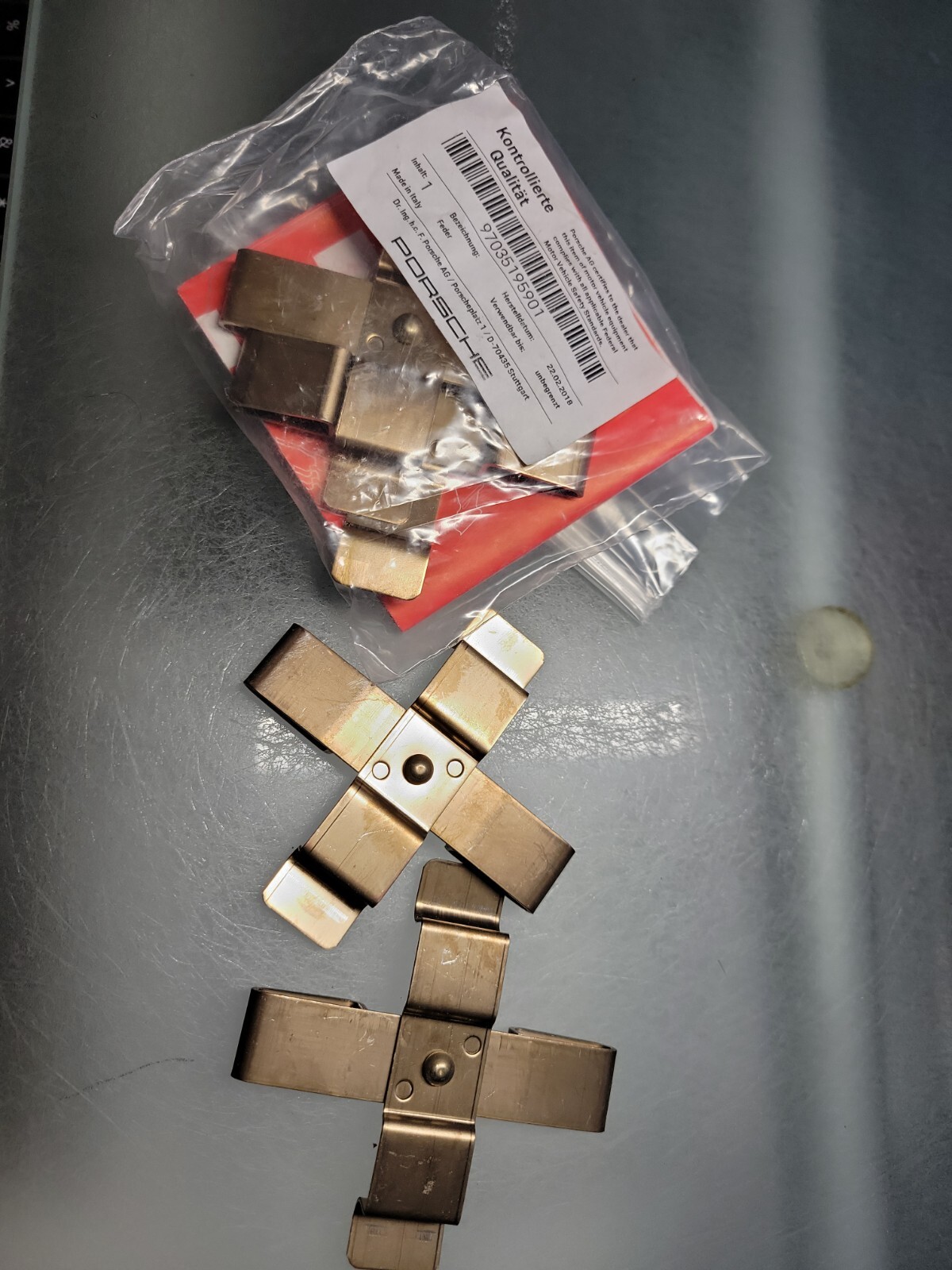 PORSCHE 911, CAYENNE (2011-2017) Brake Pad Hardware Kit (Mounting Parts ...