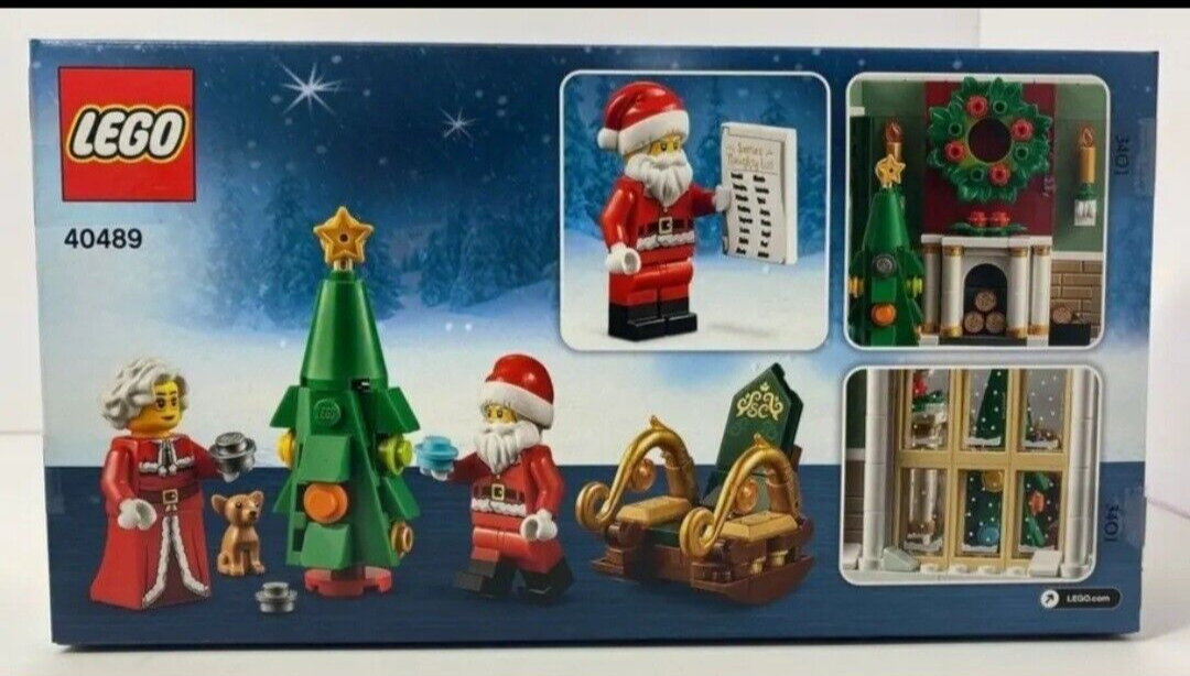 RARE! Lego Set 40489 Mr. and Mrs. Claus' Living Room & Set 40499 Santa ...