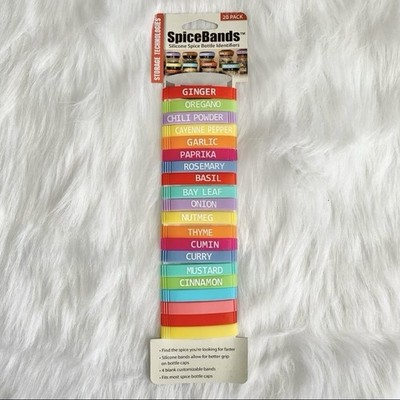 SpiceBands Labels Bottles Identifers Spice Bands organize - 20 Count ...
