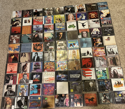 Lot Of 100+ CDs - Pop, Rock, RnB, Country, and more - AS IS NO RETURNS ...