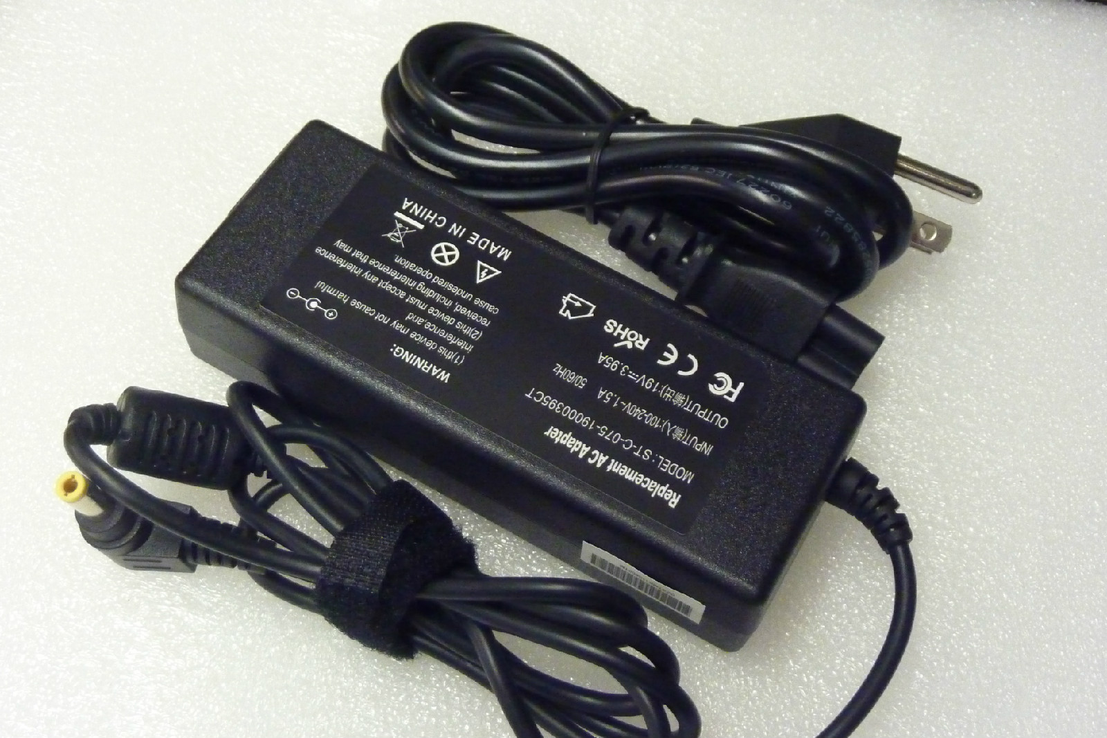 AC Adapter Power Cord Charger Toshiba Satellite A305-S6837 A305-S6852 ...