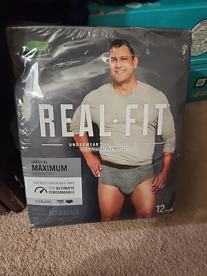 Depend Real Fit Large/Extra Large Incontinence Pants, 12 Count - 1 Pack ...