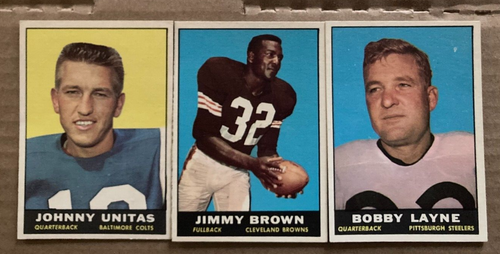 1961 Topps Football Set SHARP NM and NM/MT w/ PSA 8 | eBay
