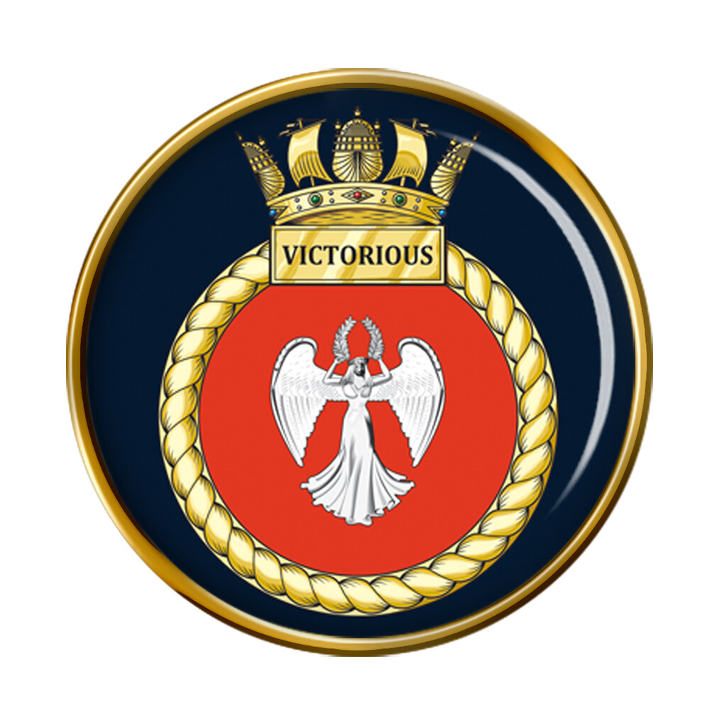 HMS Victorious, Royal Navy Pin Badge | eBay UK