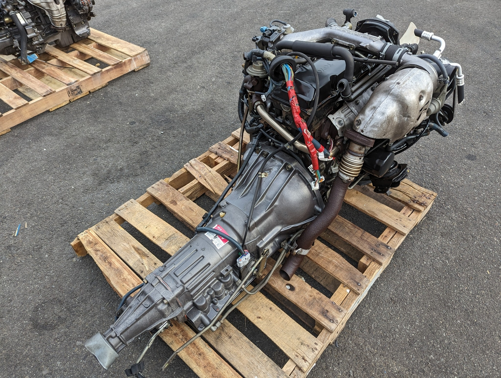 Toyota Crown LXS11 2.4L Turbo Diesel Engine Trans JDM 2LTE 453730 Ships ...