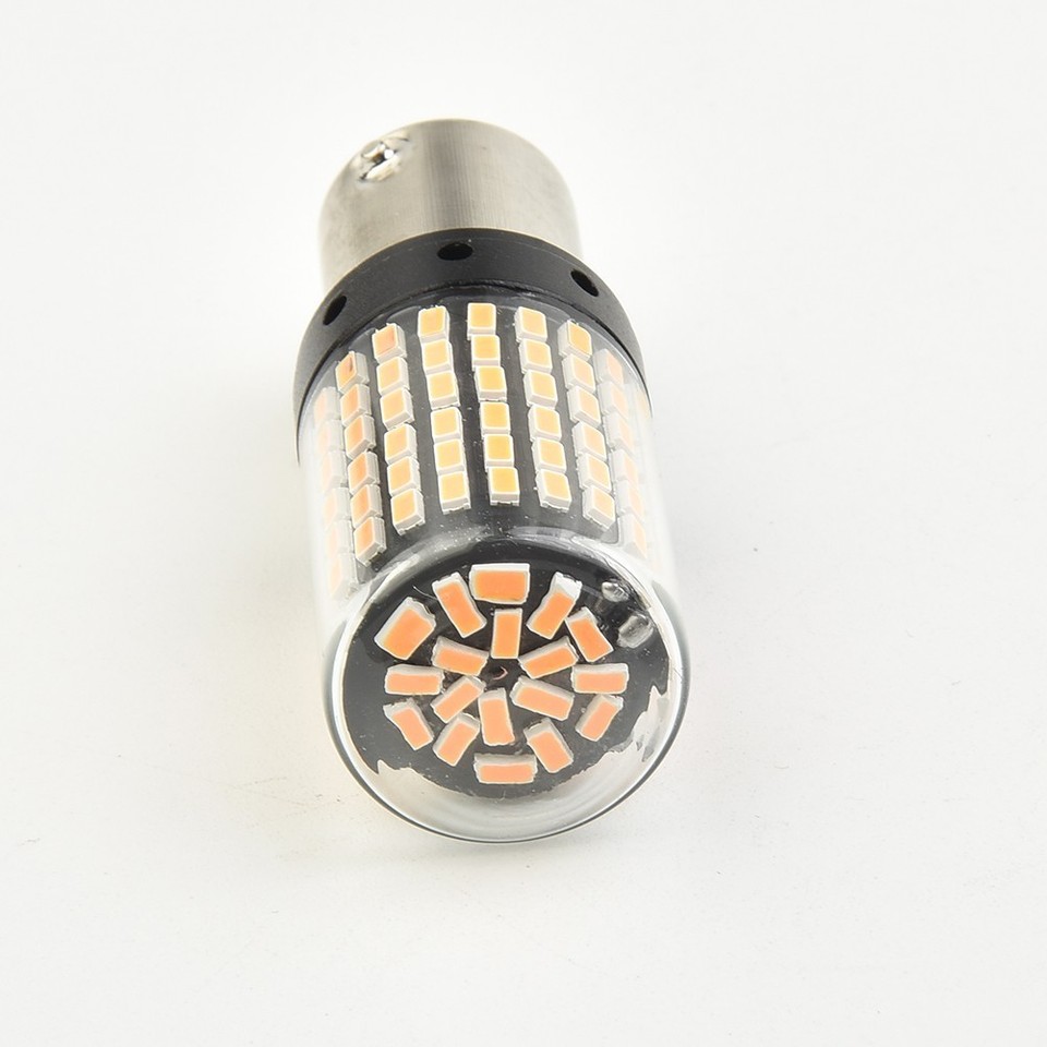 CAR TURN SIGNAL INDICATOR LIGHTS PY21W 5009 CANBUS LED BULBS AMBER ...