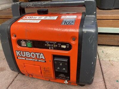 Kubota AV 650 Generator All Parts Available Spares Case Project Repair ...