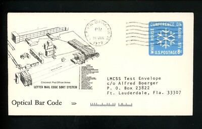 US Postal History Post Office LMCSS Test Envelope 1972 Cincinnati OH ...