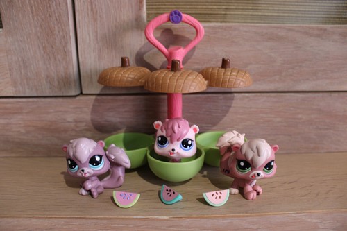 Rare Littlest Pet Shop Squirrel Petriplets #1882, #1883, #1884 Hasbro ...