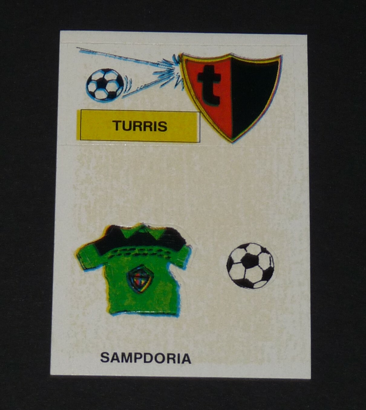 TURRIS FOOTBALL CALCIO 1987-1988 EUROFLASH ITALIA PANINI | eBay