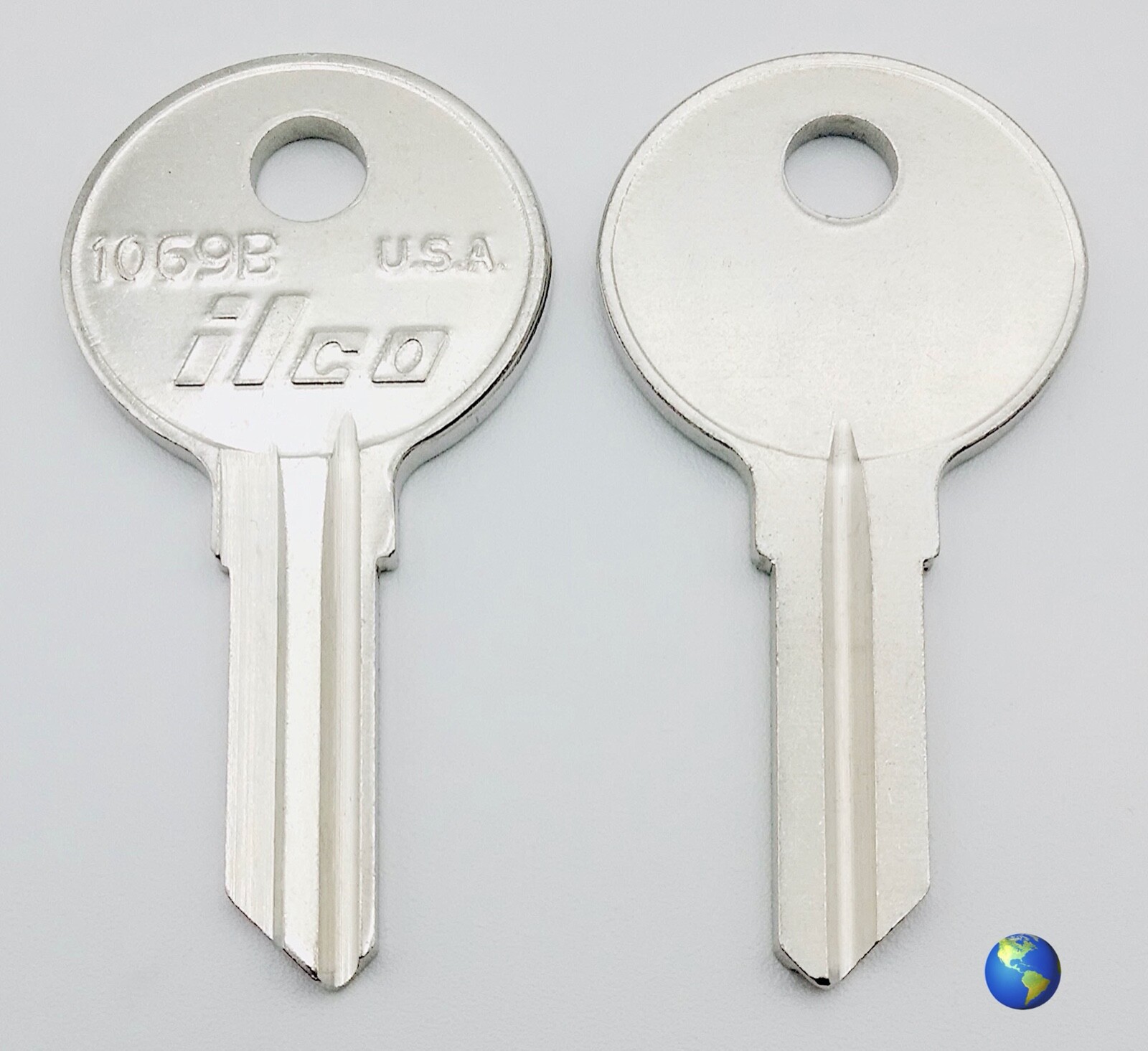 1069B Key Blanks for Various Products by Bauer, GE, Yale, and others (2 ...