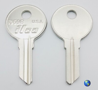 1069B Key Blanks for Various Products by Bauer, GE, Yale, and others (2 ...