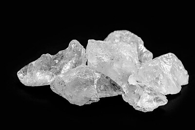 Natural Alum Stone Rocks Crystals Pure Mineral (120 gm) Free Fast ...
