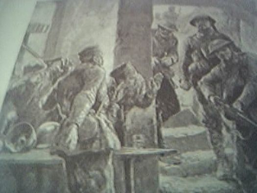 ww1 picture dated approx 1920 british troops capture a german pill box ...