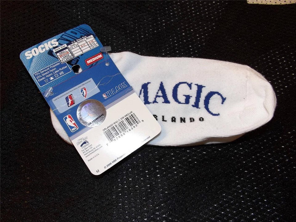 NEW Orlando Magic Womens or Mens Ankle Socks Sizes M-L (5-10/8-13) | eBay