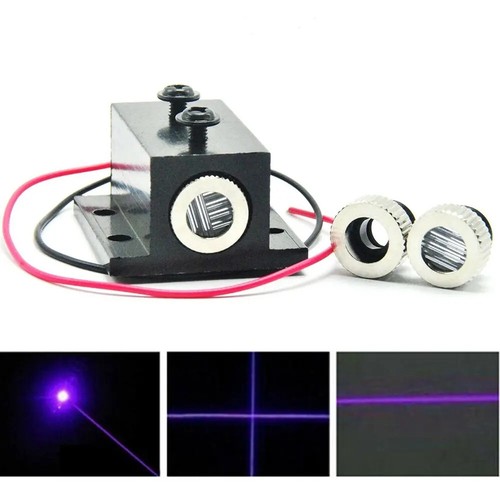 Dot/Line/Cross 405nm Violet Blue Laser Diode Module 10mW Laser Lights ...