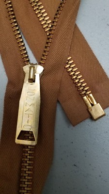 Vtg 1965/"CONMATIC USA CONMAR"ZIPPER#5Metal BRASS 23.75" SEPARATING/L ...