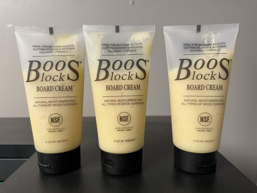 John Boos 5 Oz Block Board Cream for Wood Kitchen Cutting Boards, 3 ...