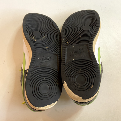 Nike Dunks Santa Cruz Brown Leather Fat Tongue Skate Shoe Sz 10 White ...