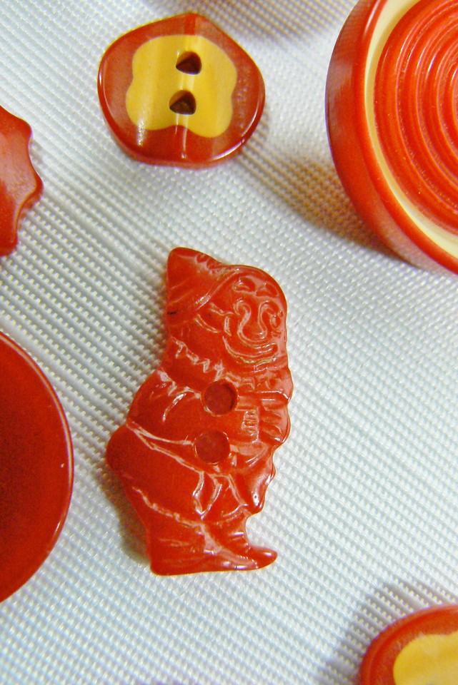 VTG Mix Lot of 16 assorted color red size Rare Dwarf all bakelite ...