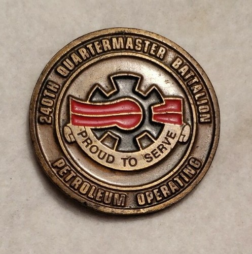 Challenge Coin 240th Quartermaster Battalion Command Sergeant Major ...
