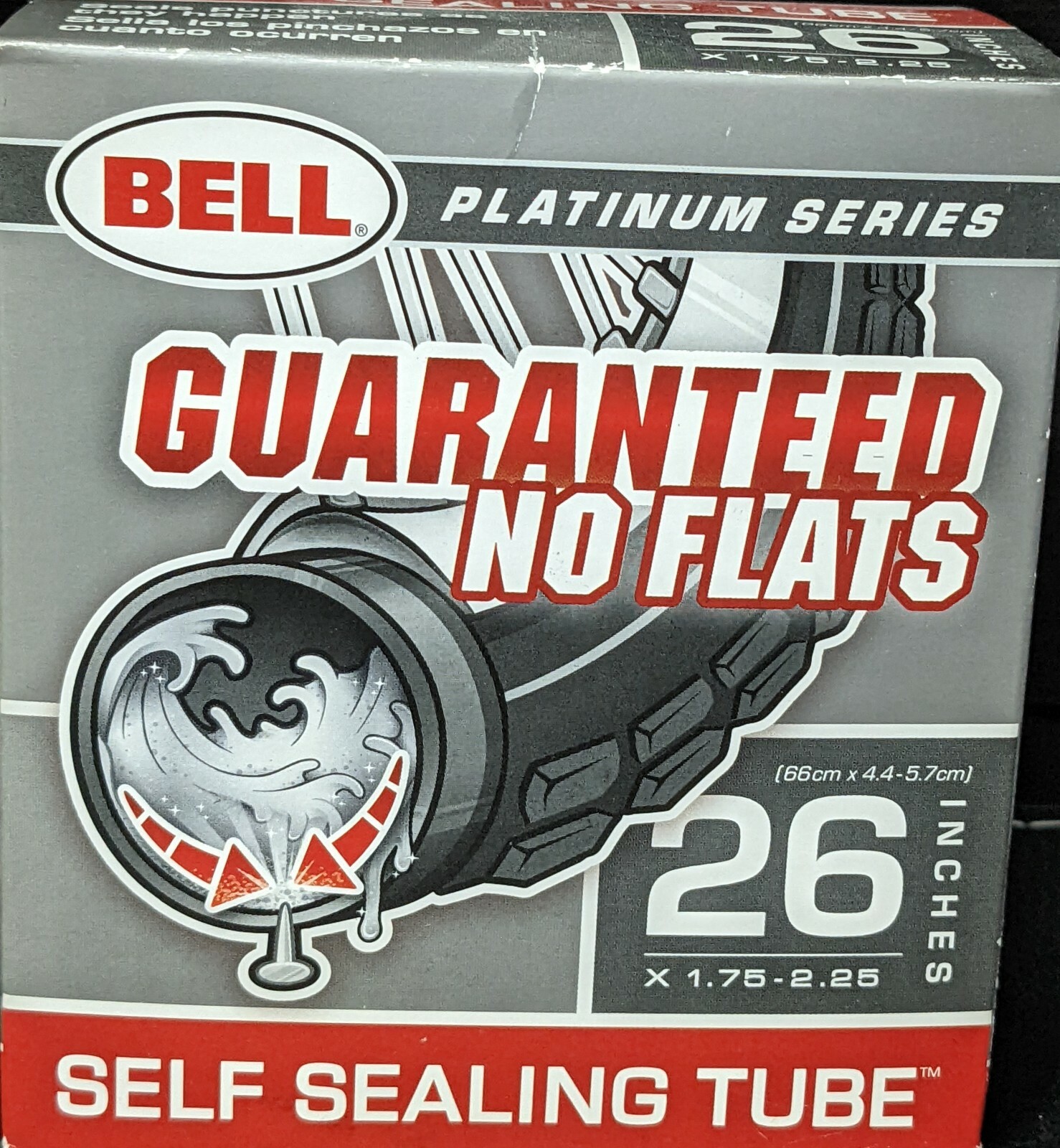 New lot 2 Bell 26in 1.75” 2.25” Self Sealing Bicycle Inner Tube ...