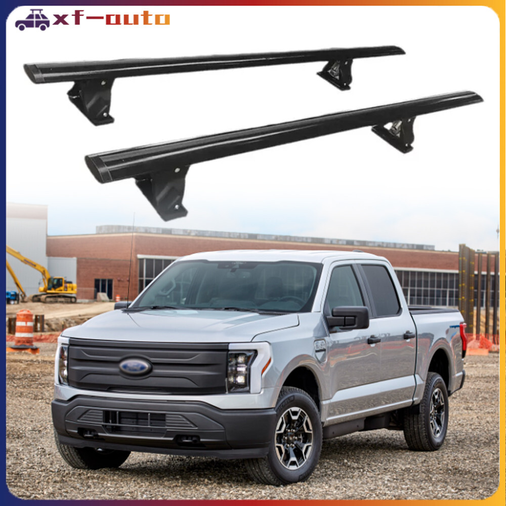 Crossbars Fits for Ford F-150 Lightning 2022+ Roof Rack Rails Aluminum ...