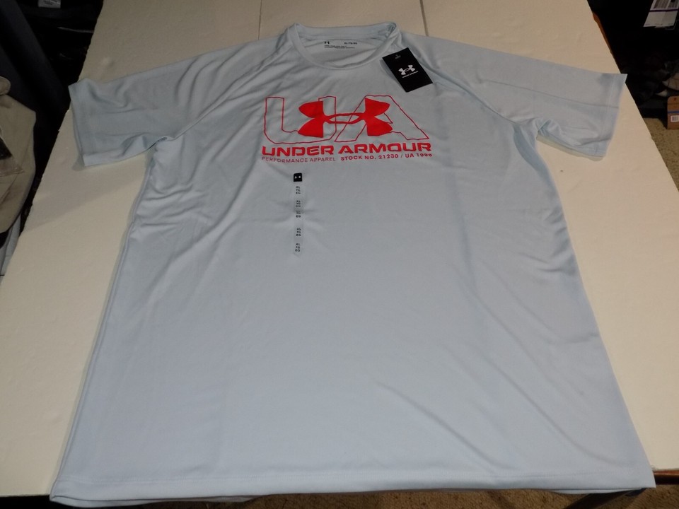 UNDER ARMOUR ACTIVEWEAR 100% POLYESTER T-SHIRT MENS SZ XL - GRAY - NWT ...