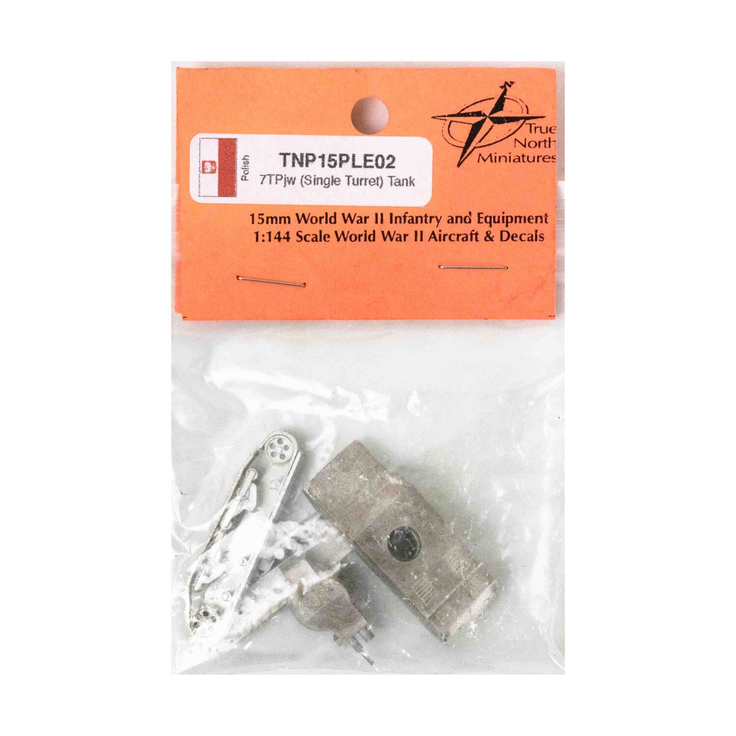 True North Miniatures Histrocial Minis 15mm 7TPjw Single Turret Tank ...