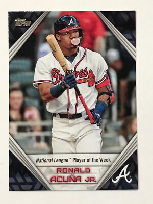 2019 Topps Series 1 RONALD ACUNA JR - Hanger-Box Exclusive INSERTS - U ...
