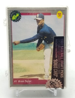 1991 Classic Draft Picks BASEBALL Complete 50 Card Set Sealed Serial ...
