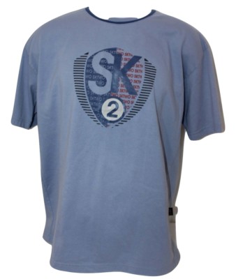 SK-II Collection Men's T-Shirt Size Large Blue Crew Collar w/ SK-TWO ...