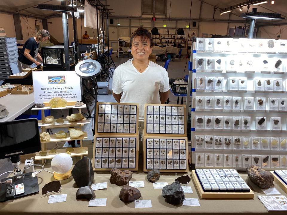 NWA 14444 Pallasite Meteorites In A Box (NWA - 0.18 Grams - 003**) | eBay