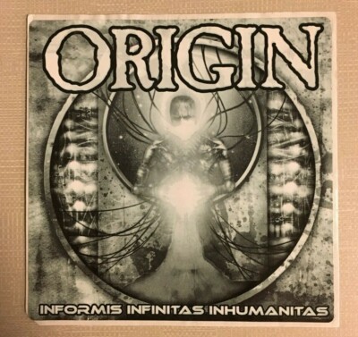 Origin Informis Infinitas Inhumanitas 4" Promo Hype Sticker 2002 Death ...